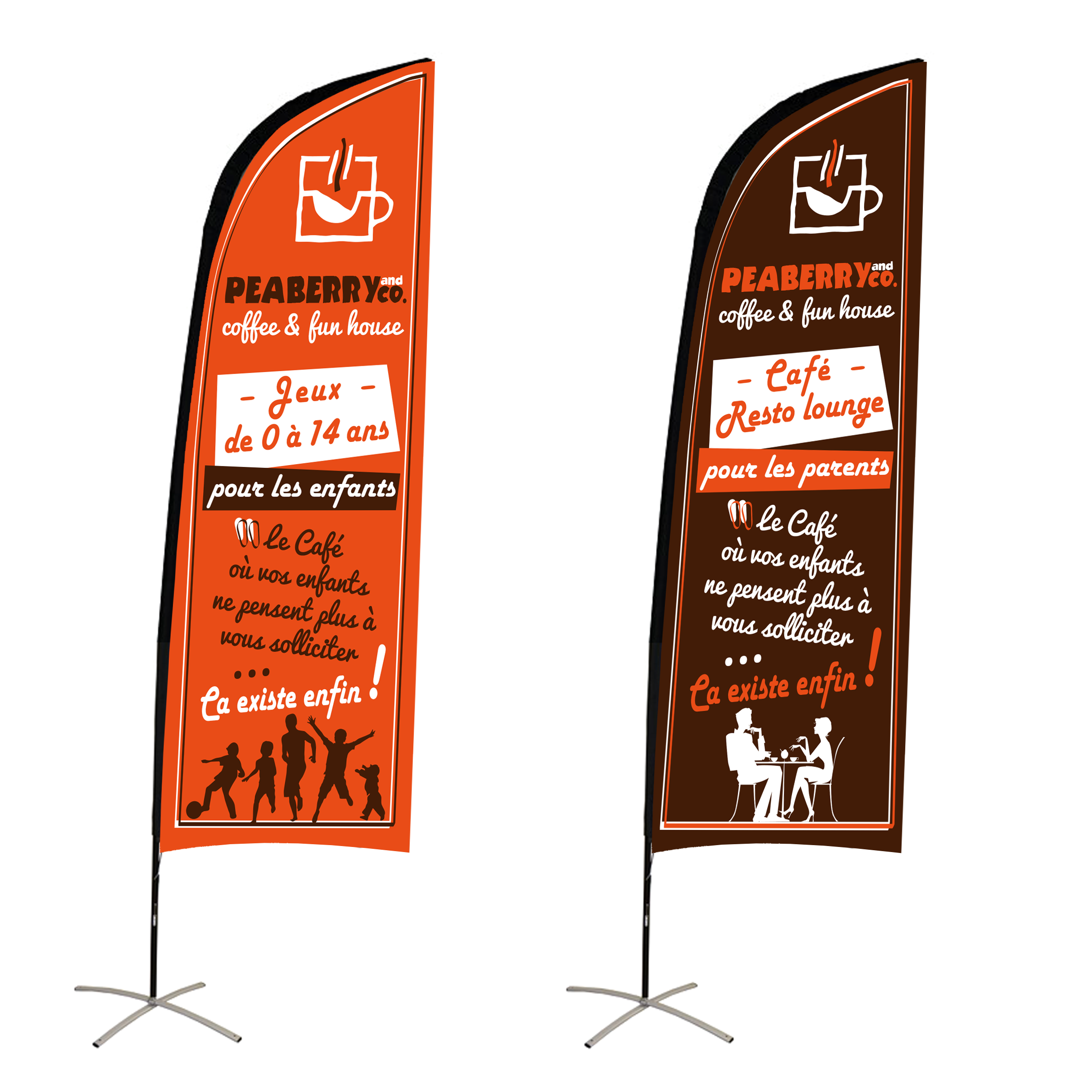 Drapeau publicitaire - Attirez l'attention, démarquez-vous - Choix et ...
